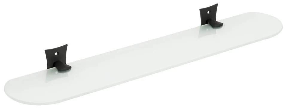 Sapho, REBECCA police 560x113mm, černá/sklo satin, CC015