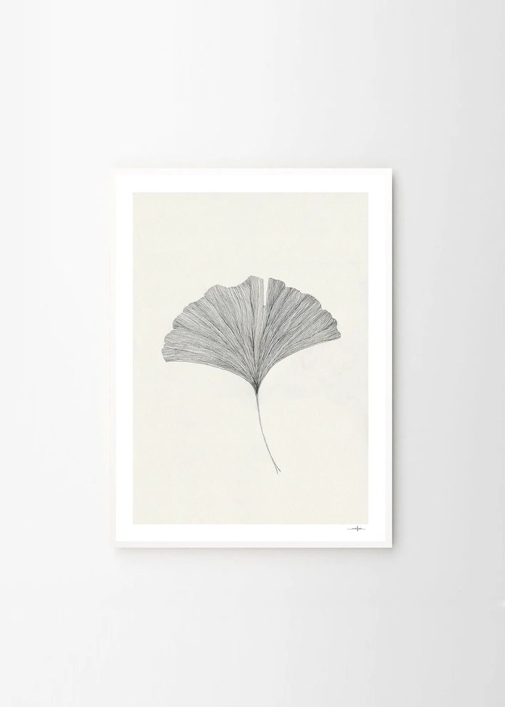 The Poster Club Plakát Ginkgo Leaf by Ana Frois