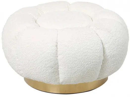 BIZZOTTO puf FLOREL bílý 0743878