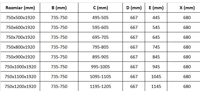 Mexen Pretoria sprchový kout 75x110cm, 6mm sklo, chromový profil-čiré sklo, 852-075-110-01-00