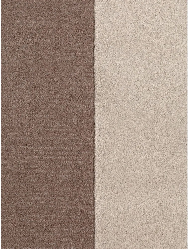 Hnědý/krémový koberec s příměsí vlny 200x290 cm Karola – Villeroy&Boch