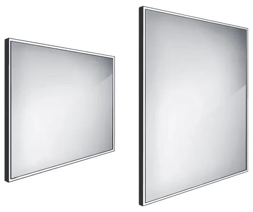 Nimco Černé LED zrcadlo 800x700 ZPC 13003-90