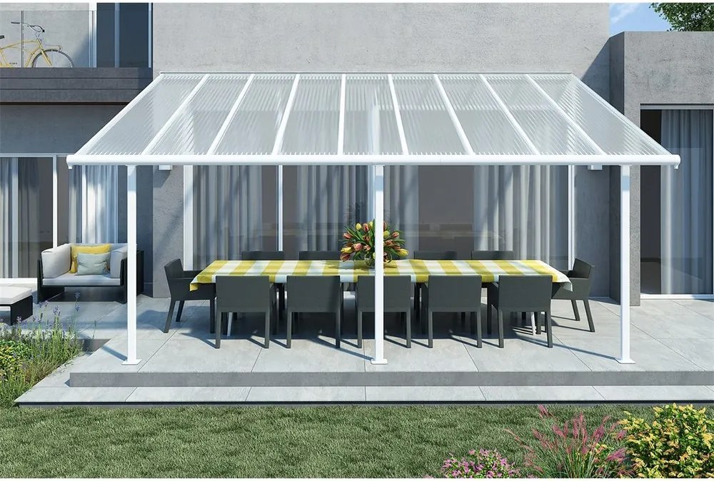 Hliníková pergola Palram Sierra 5400 bílá 3 x 5,46