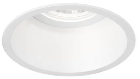Wever & ducré kulaté zapuštěné stropní svítidlo deeper ceiling rec 1.0 led 1800-3000k w tree bílá matná