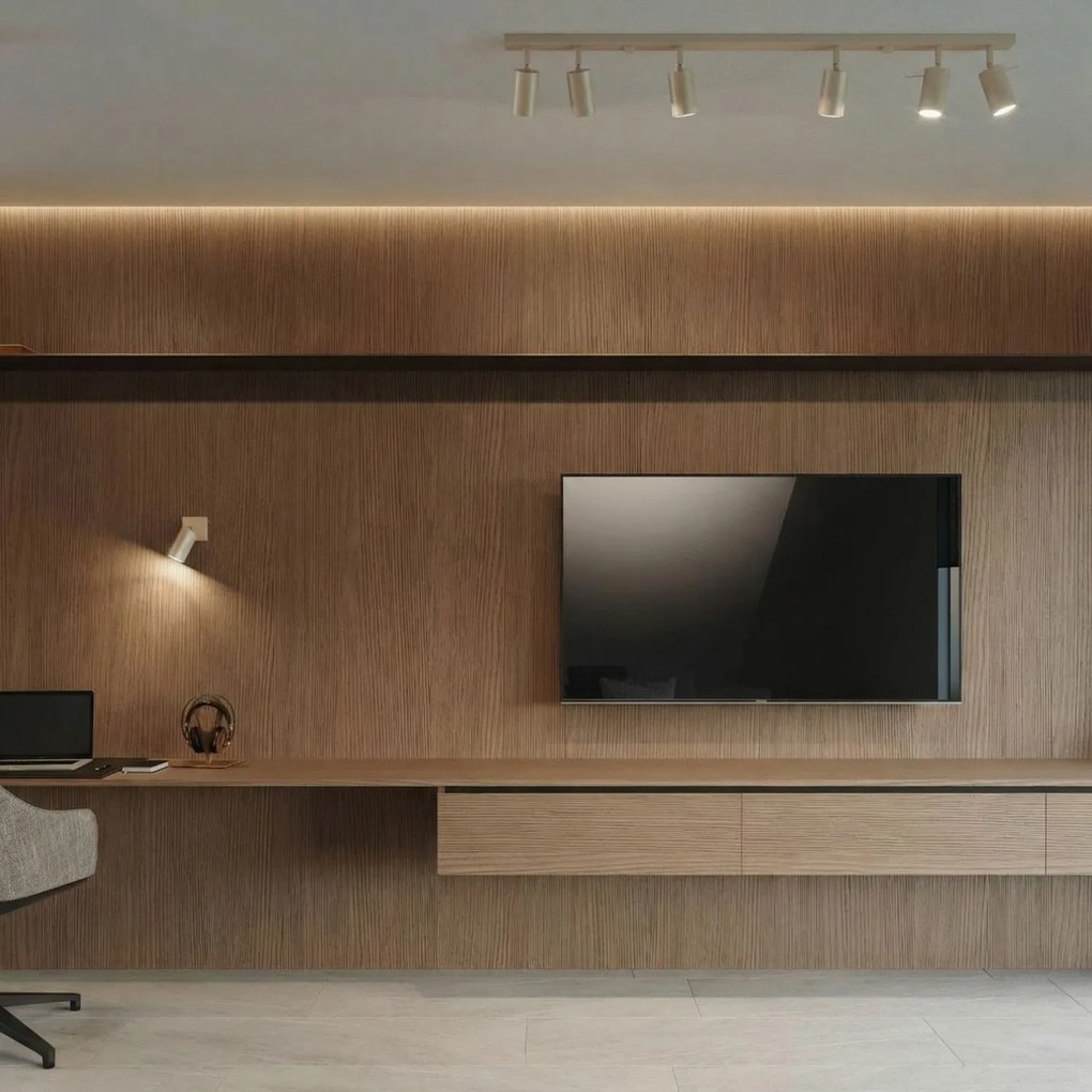 Sollux Lighting Stropní svítidlo RING 4L šedobéžové