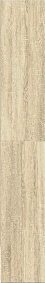 Knihovna dub sonoma 80 x 30 x 189 cm kompozitní dřevo 3314671