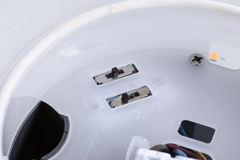 P 94955 LED venkovní nástěnné svítidlo Aureva IP65 kruhové 220mm 2200 - 4000K 20,5W 230V antracit/bílá polykarbonát - PAULMANN