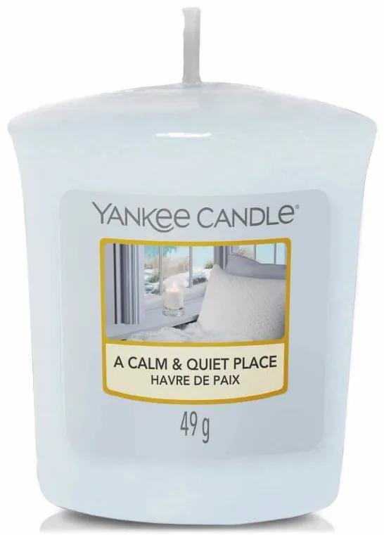 Yankee Candle – votivní svíčka A Calm &amp; Quiet Place (Klidné a tiché místo), 49 g