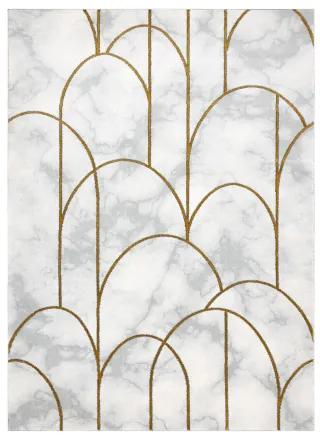 koberec EMERALD výhradní 1016 glamour, stylový art deco, mramor krém velikost 120x170 cm | krásné koberce cz