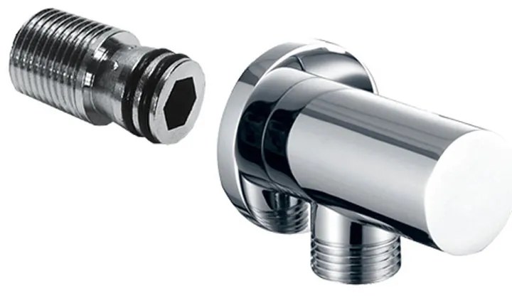 Mereo stěnový vývod kulatý pochromovaná mosaz chrom CB700E