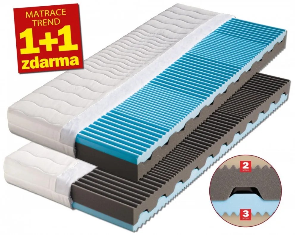 Sendvičová matrace 1+1 zdarma NORA Dřevočal