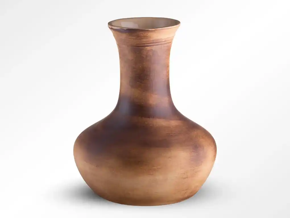 Keramická hřbitovní váza A - hnědá | Biano