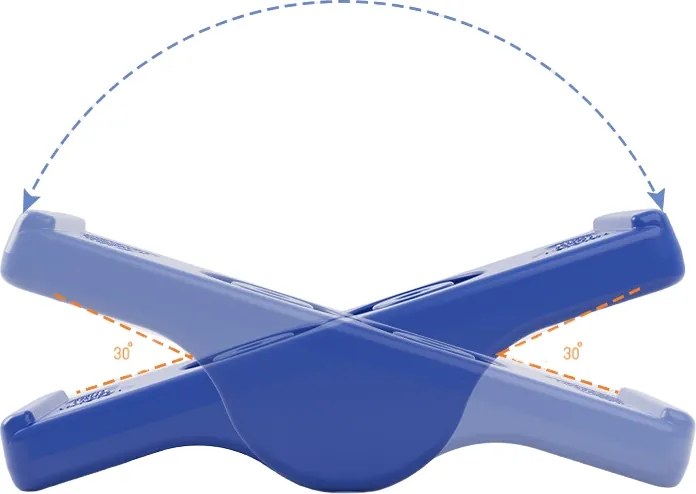 Houpací deska 2v1 inSPORTline Grodino modrá