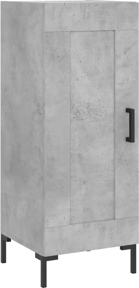 Skříň highboard betonově šedá 34,5x34x180 cm kompozitní dřevo 3200453
