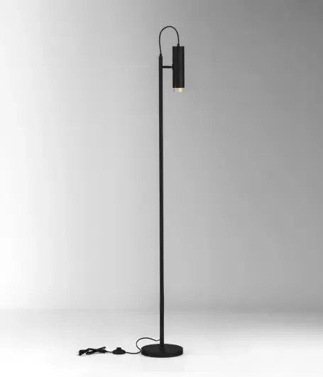 Designová stojací lampa Nessi Černá
