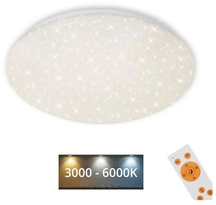 Brilo Brilo - LED Stmívatelné stropní svítidlo STARRY SKY LED/22W/230V 3000-6000K + DO BL1216