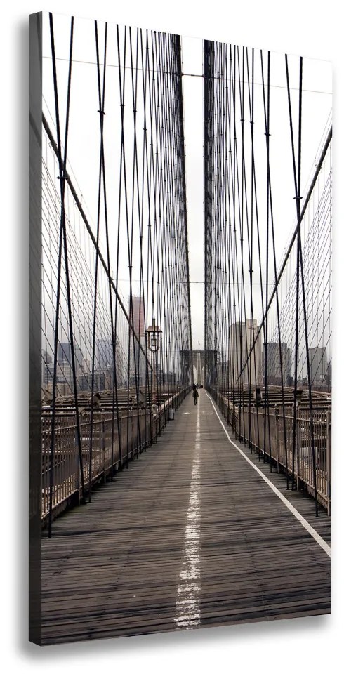 Wallmuralia Vertikální Foto obraz na plátně Brooklynský most 50x100