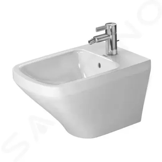 DURAVIT - DuraStyle Závěsný bidet, 370x540 mm, otvor pro baterii, bílá (2287150000)