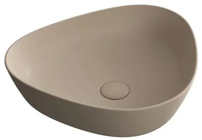 VitrA Nuo umyvadlo na desku plural 46,5x39,5 cm béžové bez přepadu 7812B474-0016