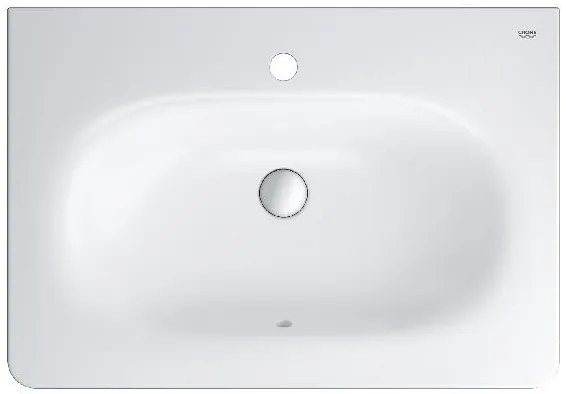 Grohe Essence - Umyvadlo s přepadem 70x49 cm, PureGuard, alpská bílá 3956400H