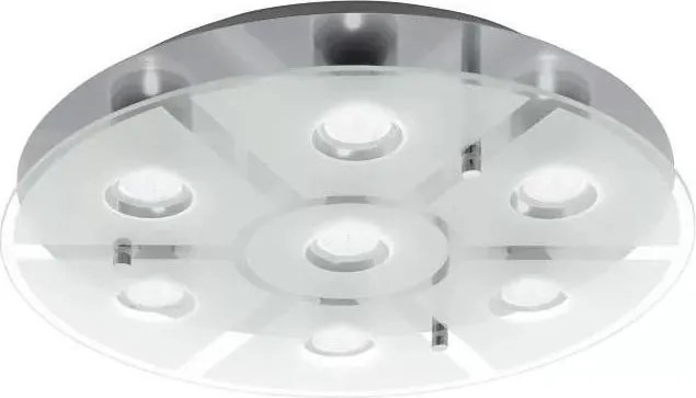 Eglo 75343 -LED Stm. stropní svítidlo CABO-SD 7xGU10/5W/230V pr.46 cm mat. chrom