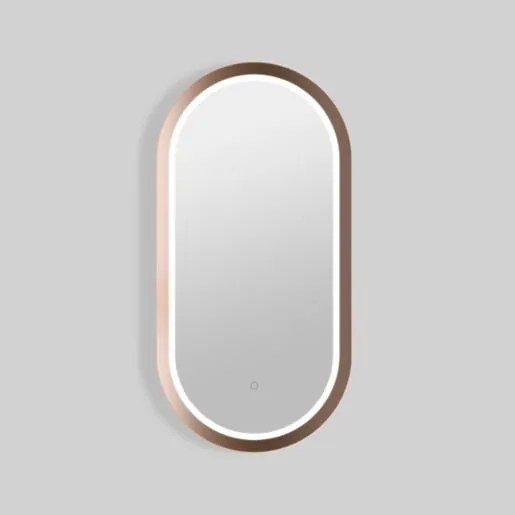Zrcadlo se senzorem SAT Aurum 40x80 cm rose gold SATZAUR4080BRG