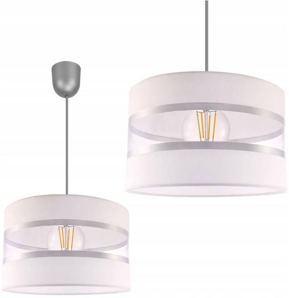 Závěsné svítidlo Elegance, 1x textilní stínítko (výběr ze 3 barev), (výběr ze 3 barev konstrukce), lp