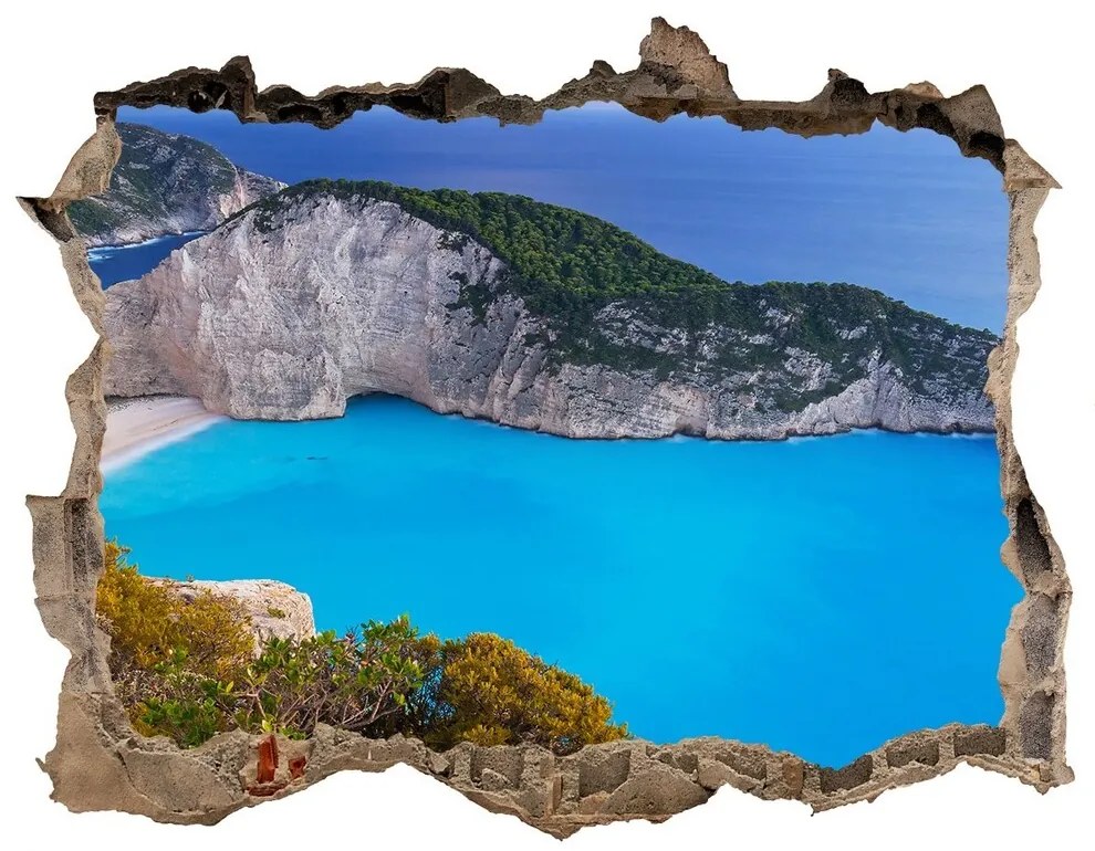 Wallmuralia Nálepka fototapeta 3D výhled Zakynthos Řecko 95x64 cm