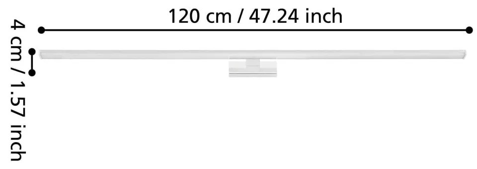 LED nástěnné svítidlo ve stříbrné barvě PANDELLA 1 – EGLO