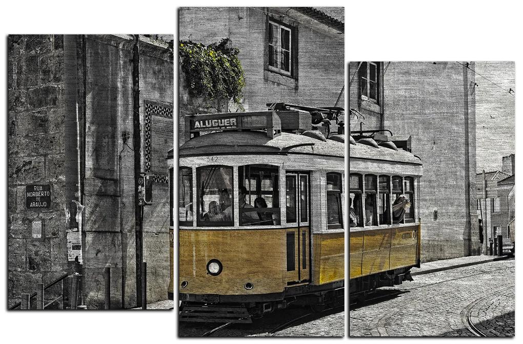 Obraz na plátně - Historická tramvaj 1121QD (150x100 cm)