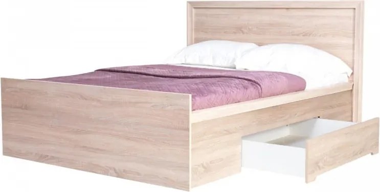 Mdx Postel FONDA 160 x 200 cm - Dub Sonoma