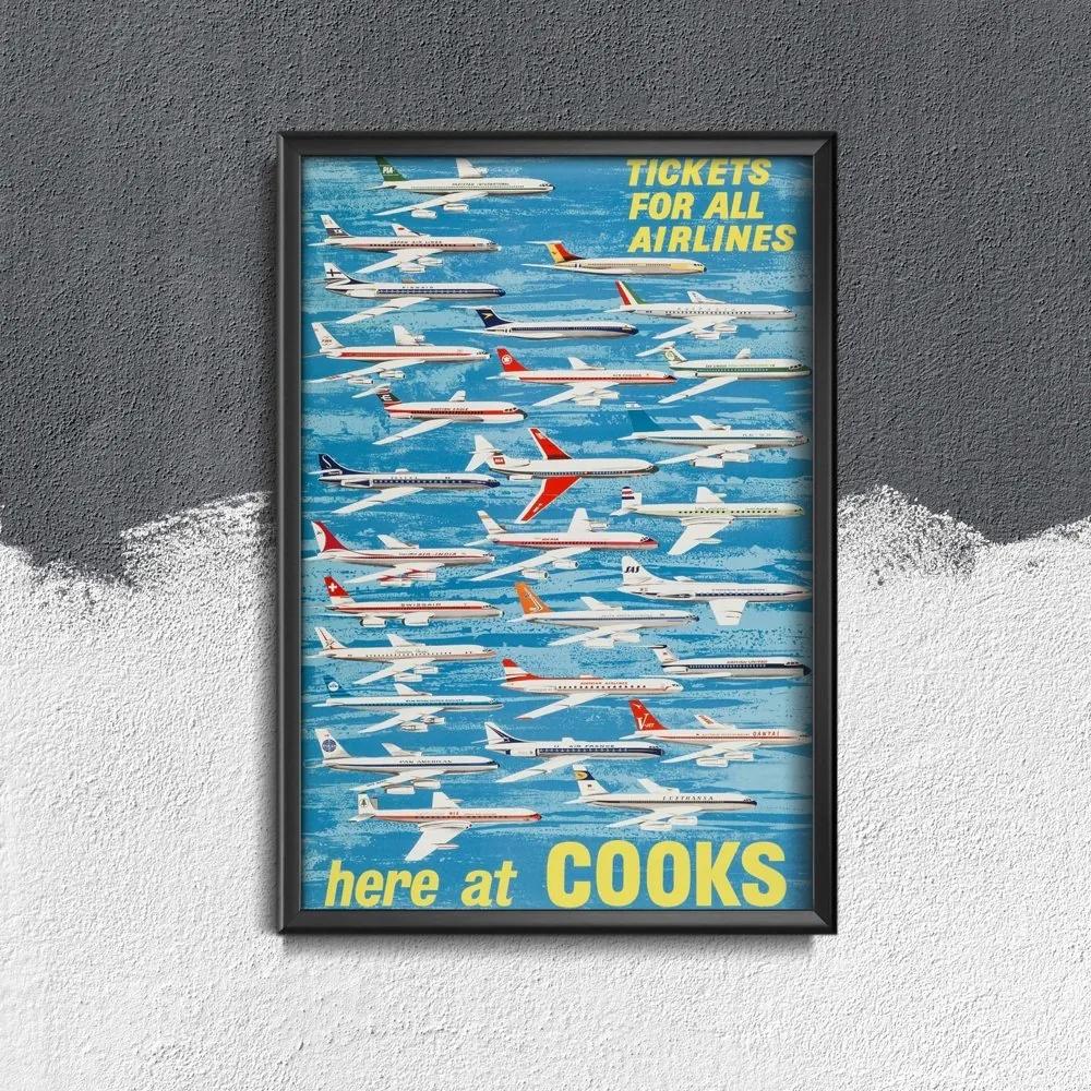 Plakát Zde v cooks airlines