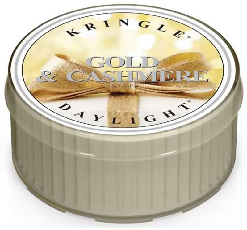Kringle Candle Gold & Cashmere čajová svíčka 42 g