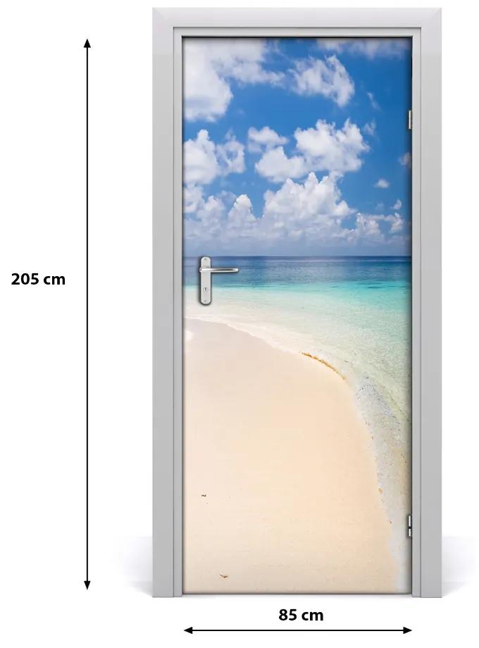 Fototapeta na dveře samolepící pláš Maledivy 85x205 cm