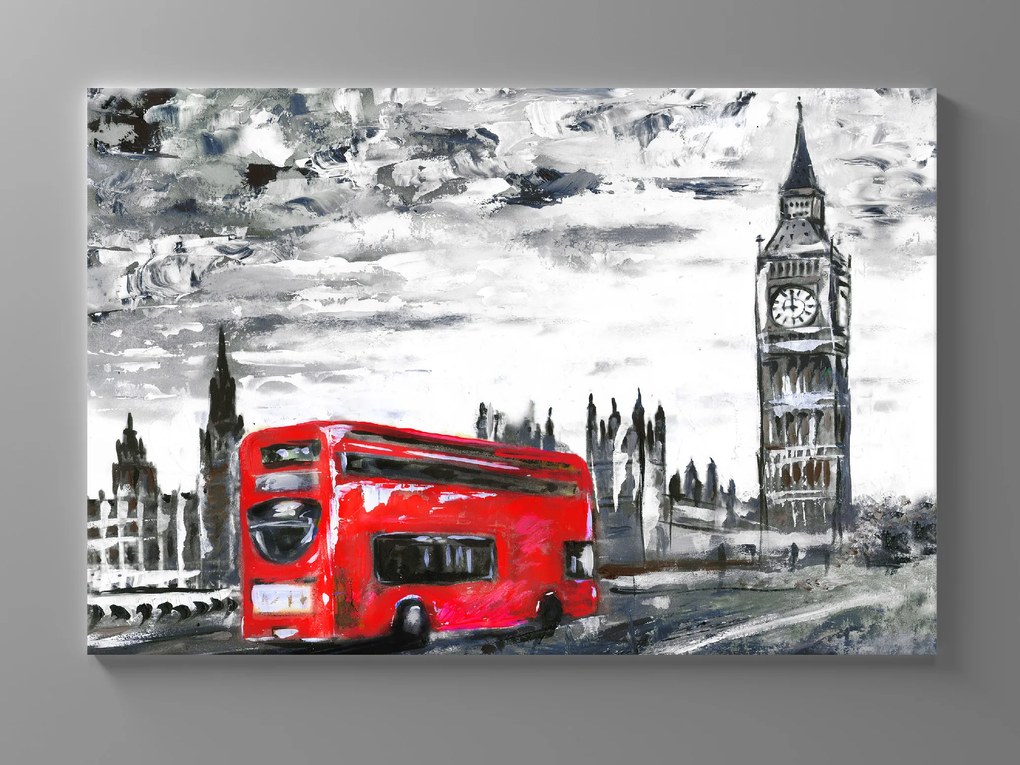 Obraz malba big ben londýn Rozměr: 100 x 65 cm