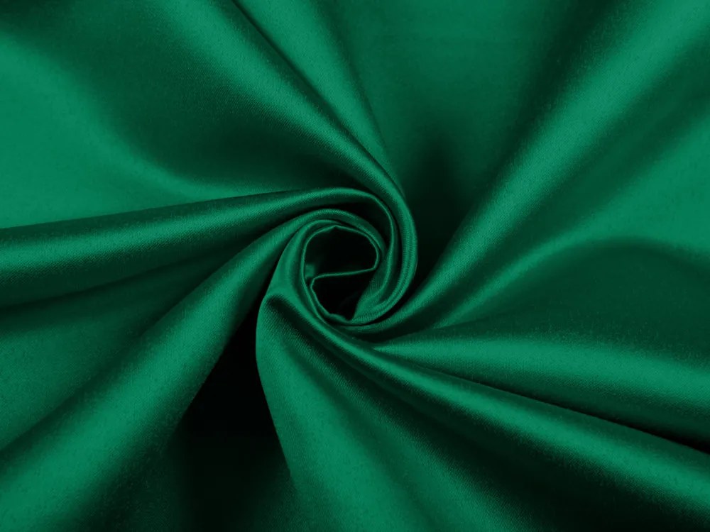Biante Saténový kulatý ubrus polyesterový Satén LUX-012 Zelený Ø 100 cm