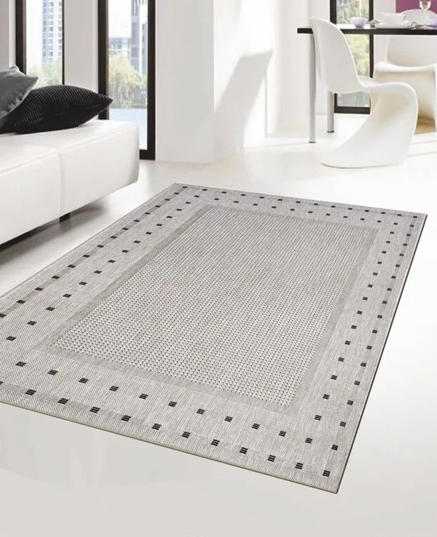 Kusový koberec Floorlux 20329 240x330cm silver-black