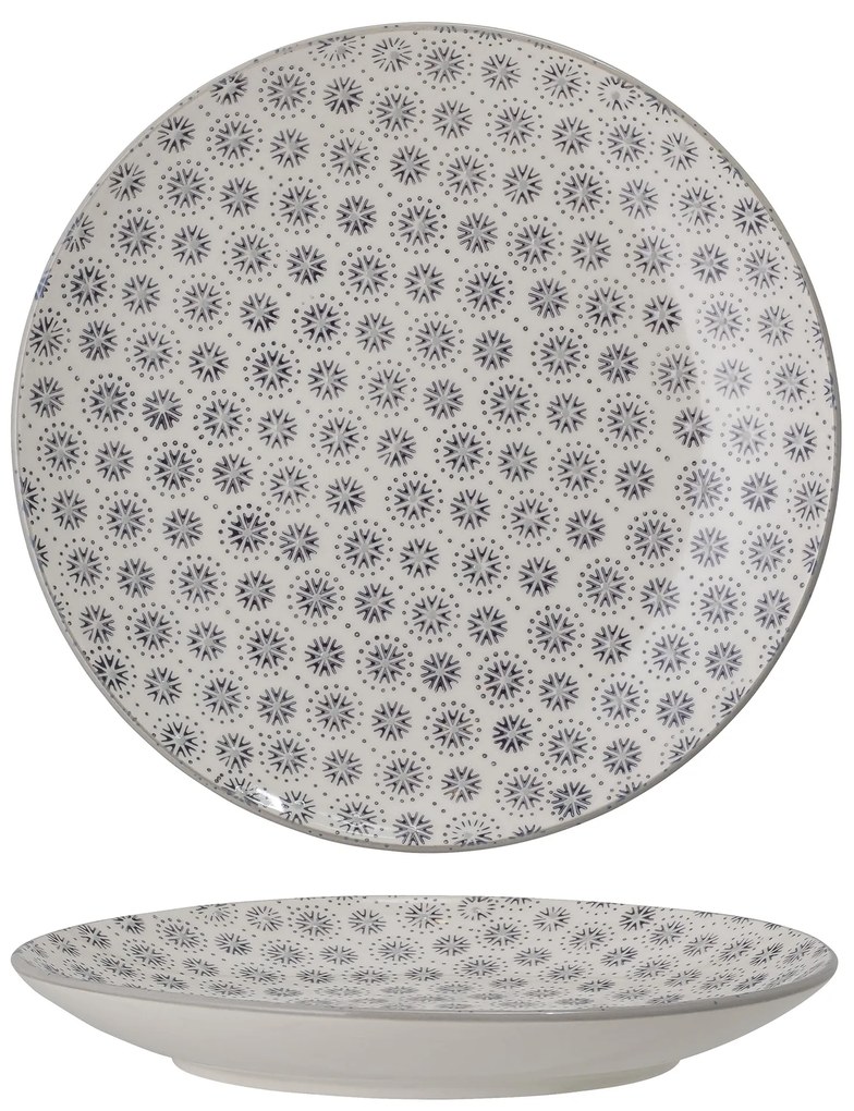 BLOOMINGVILLE Talíř ELSA šedý 20,5 cm 82048262AA