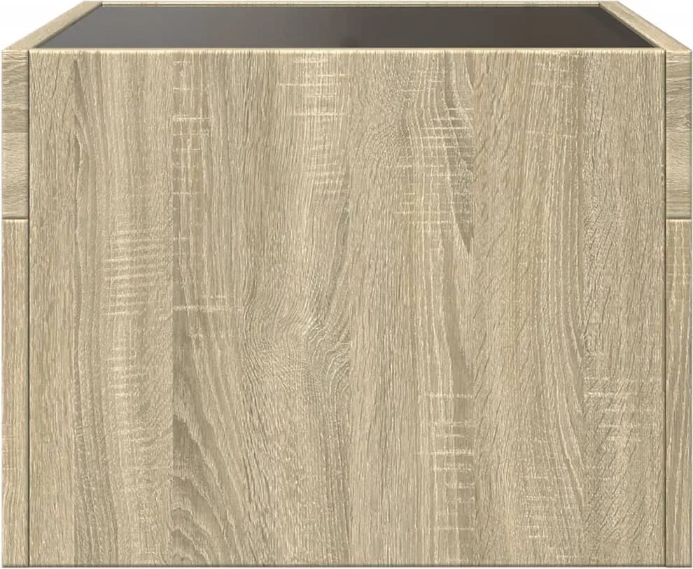 Noční stolek s Infinity LED dub sonoma 40 x 40 x 30 cm 3284072