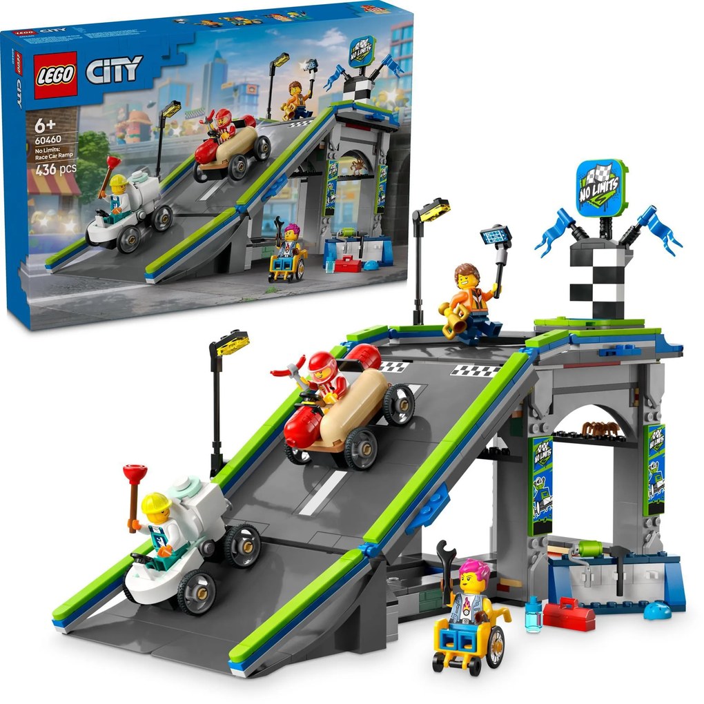 Lego city 60460 tvoje pravidla: závodní dráha s rampami 5702017812601