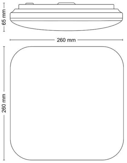 Philips - LED Stropní svítidlo MAUVE LED/12W/230V 4000K
