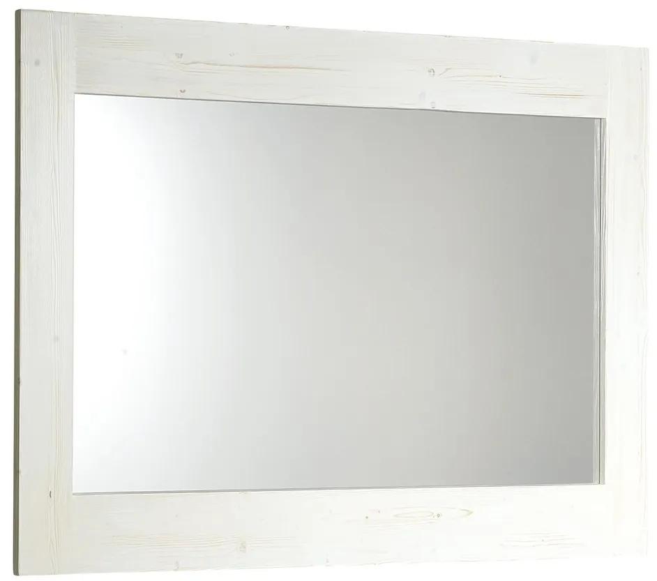 Sapho BRAND zrcadlo v dřevěném rámu 1000x800mm, starobílá - BA057