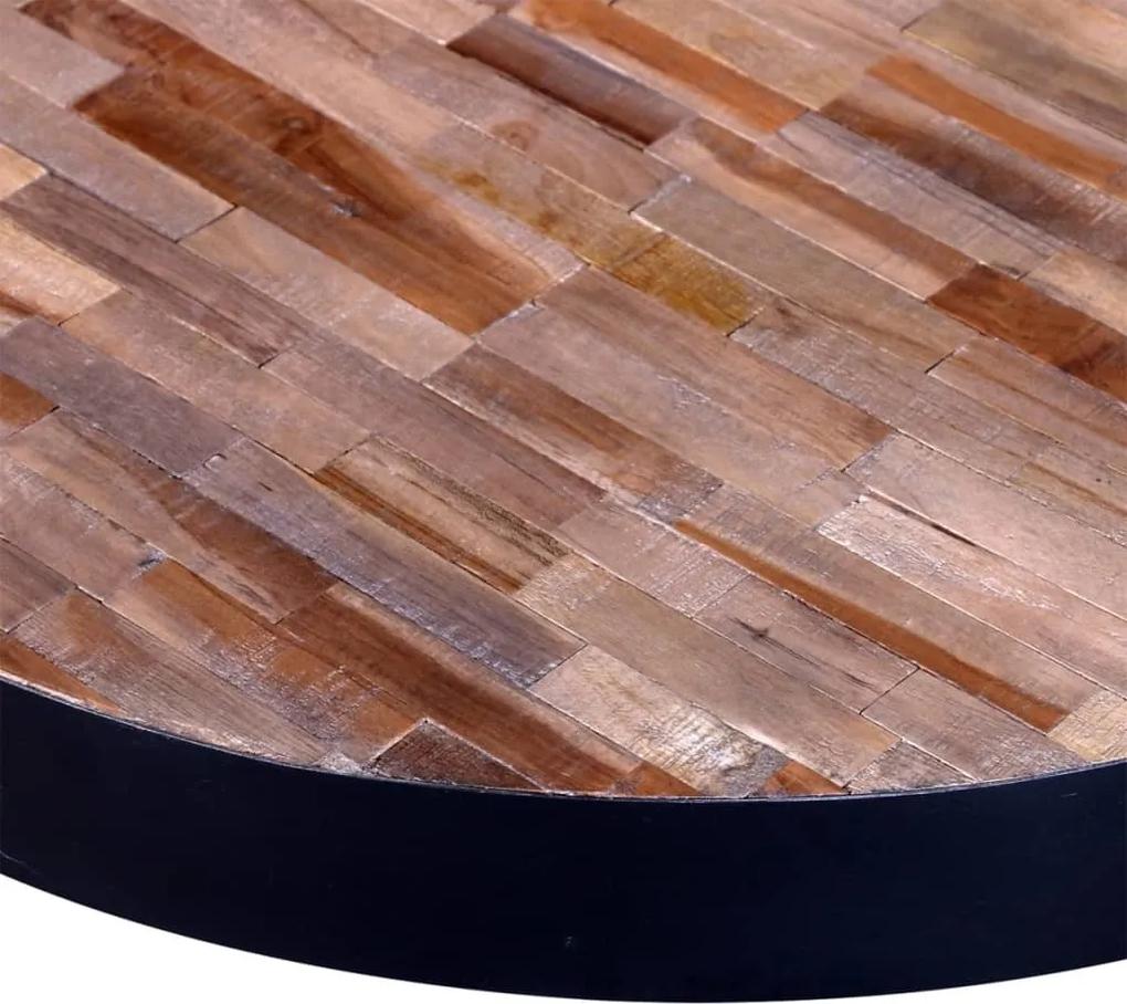 vidaXL Konferenční stolek kulatý recyklované teakové dřevo [241714]