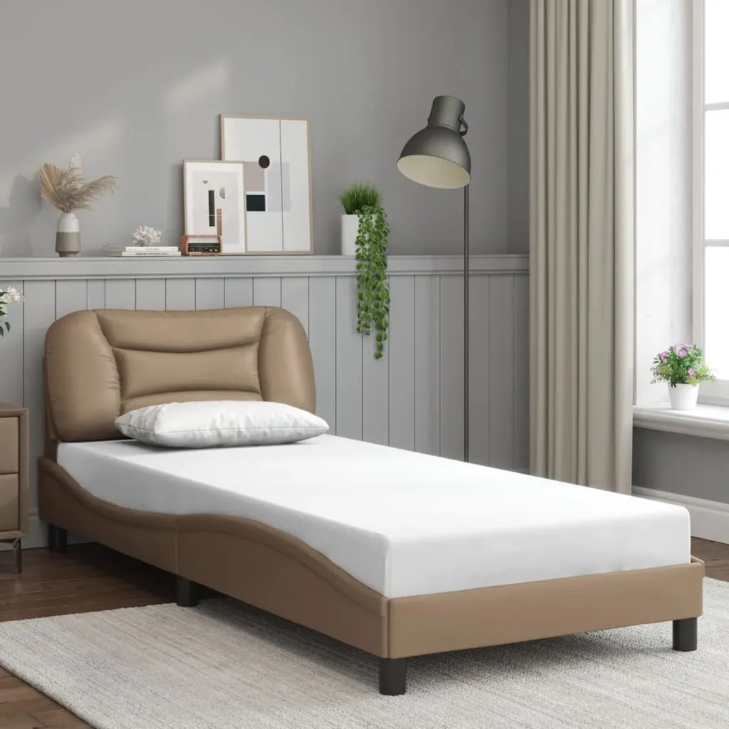 Rám postele s LED bez matrace Hvar cappuccino 90 x 200 cm 3213910