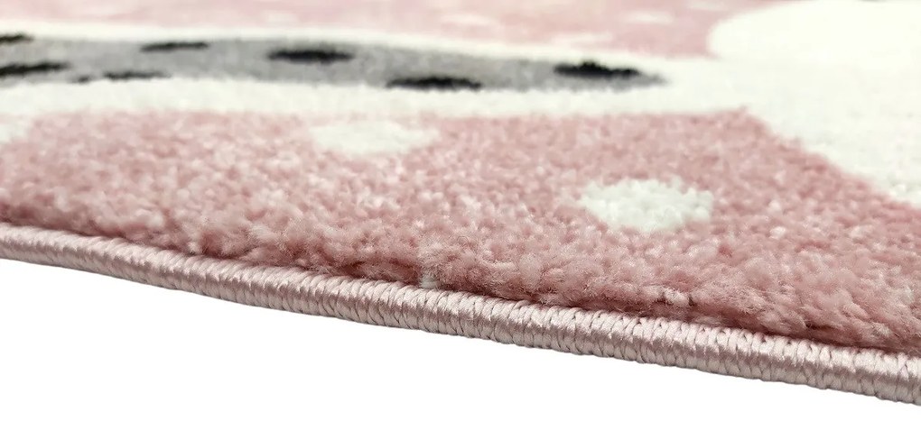 Vopi, Dětský koberec Kiddo F0131 pink, 120x170, růžová, dětský pokoj