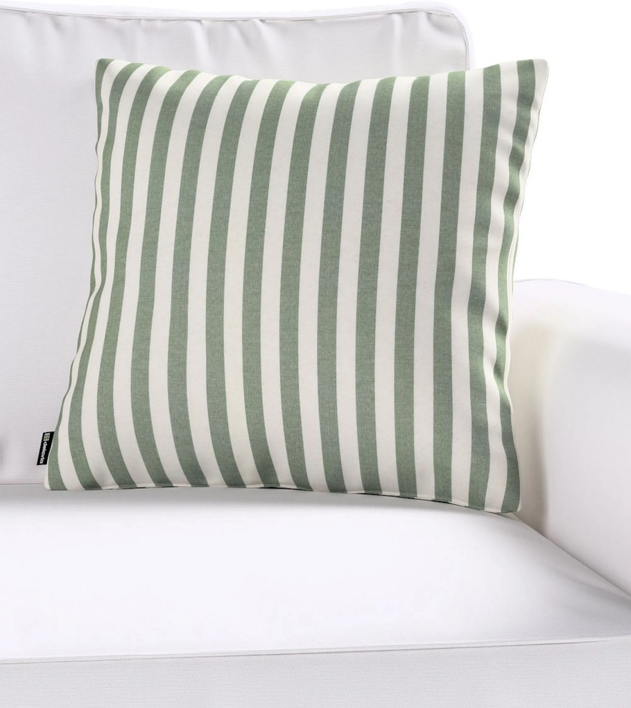 Kinga - potah na polštář jednoduchý barva zelená látka vzorované