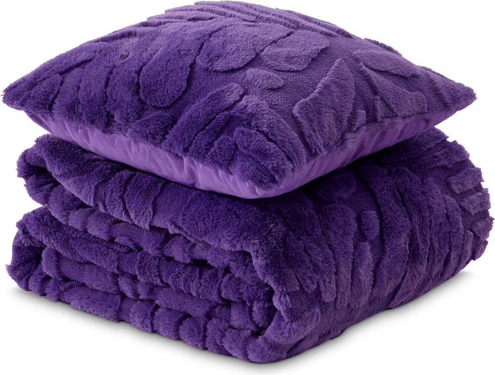 Dormeo Warm Hug Lux set Královská fialová