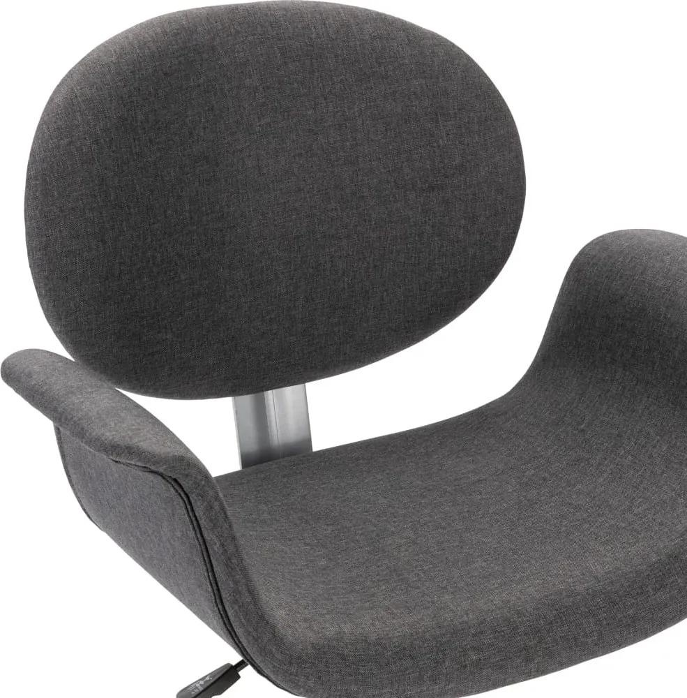 vidaXL Otočné jídelní židle 2 ks textil [3054863] Barva: světle šedá