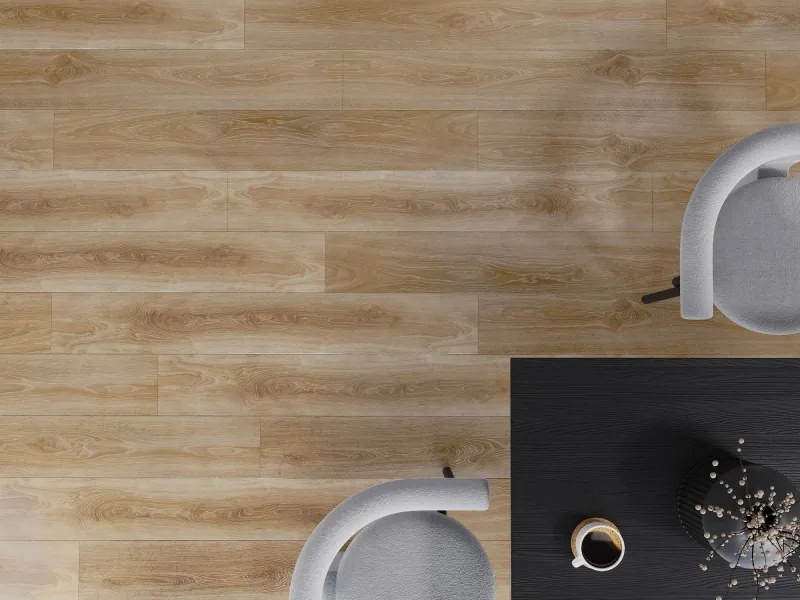 Mexen San Marcos vinylové panely 1240 x 182 mm SPC 6,5 mm, podklad IXPE 1,5 mm, 4 V-Fuga, Dub - F1048-1240-182-505-4V1-01