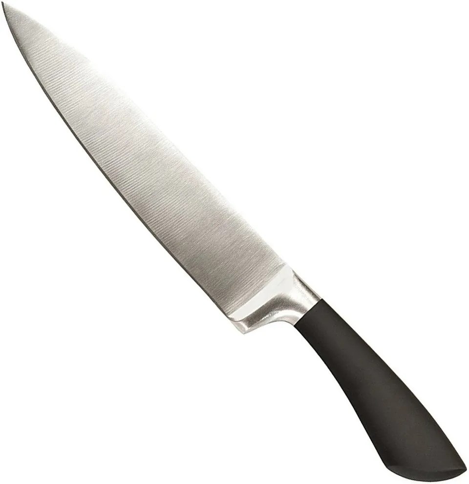 Nerezový nůž na maso s protiskluzovou rukojetí, univerzální nůž, kuchyňské nože, profesionální kuchyňské nože, Kesper